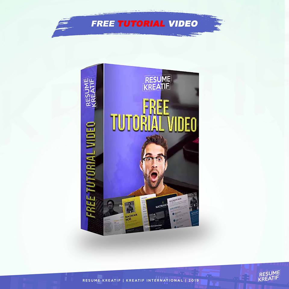 Template Resume Kreatif - Mudah, Moden & Profesional